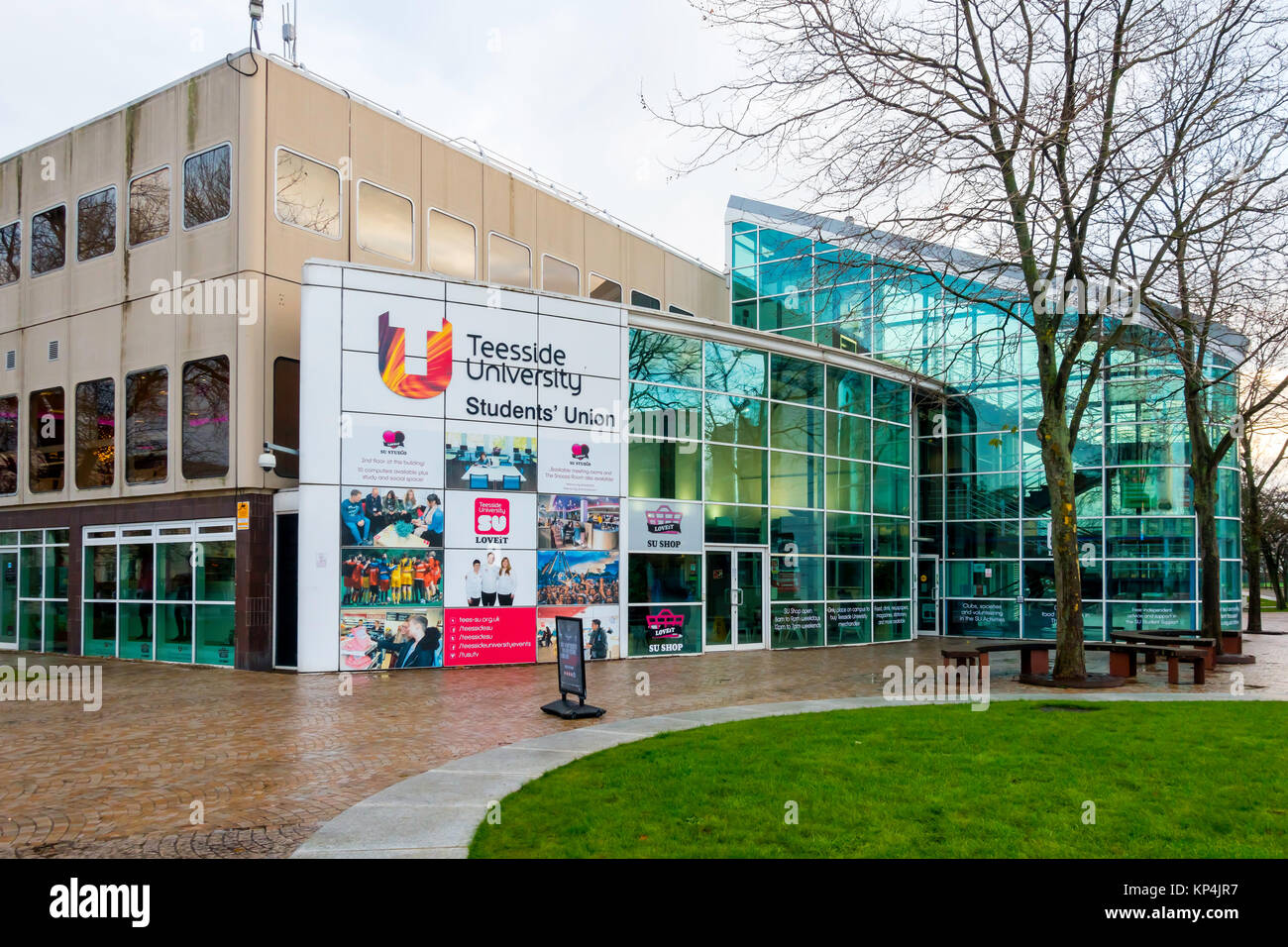 Teesside University Middlesbrough Campus Students Union Building in ...