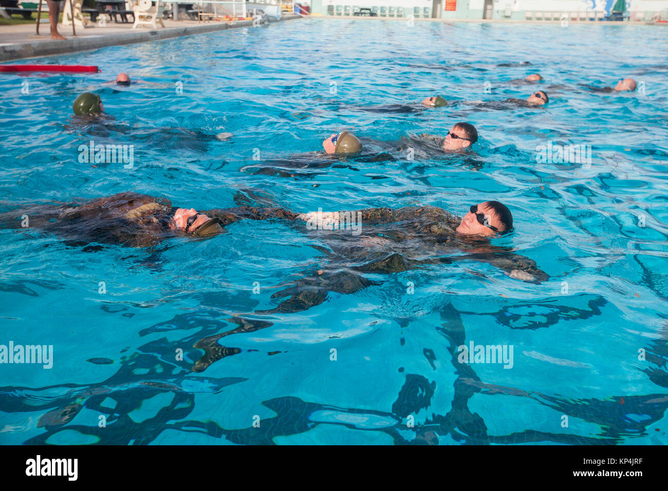 U.S. Marines attending a Marine Corps Instructor Course of Water ...