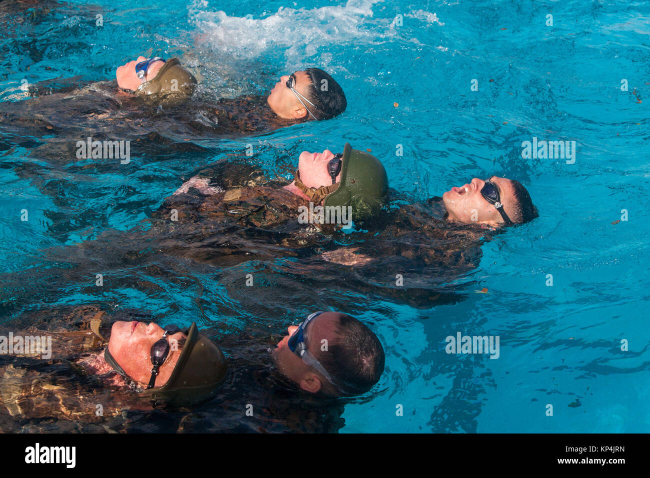 U.S. Marines attending a Marine Corps Instructor Course of Water ...
