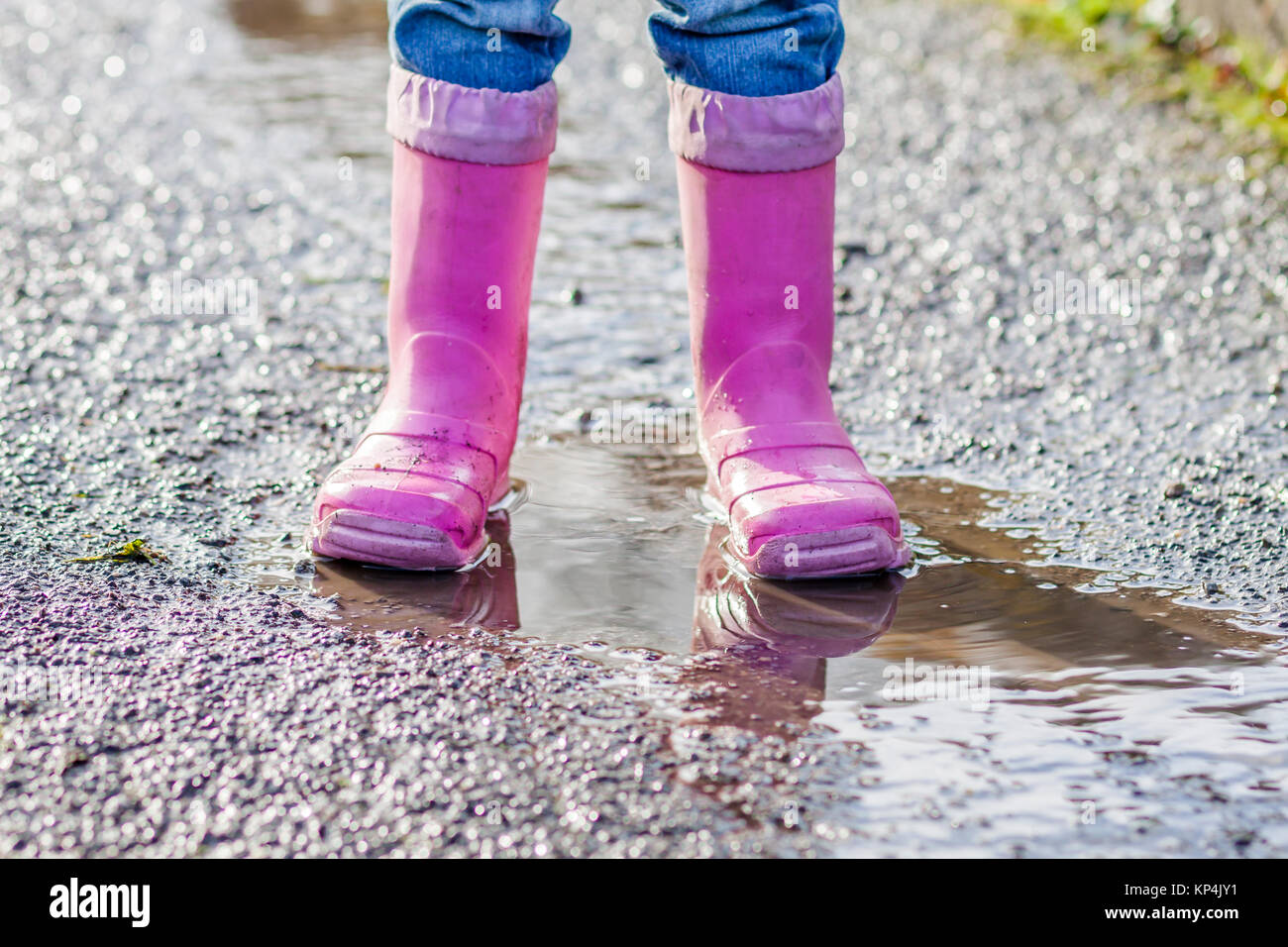Pink Wellies Stock Photos & Pink Wellies Stock Images - Alamy