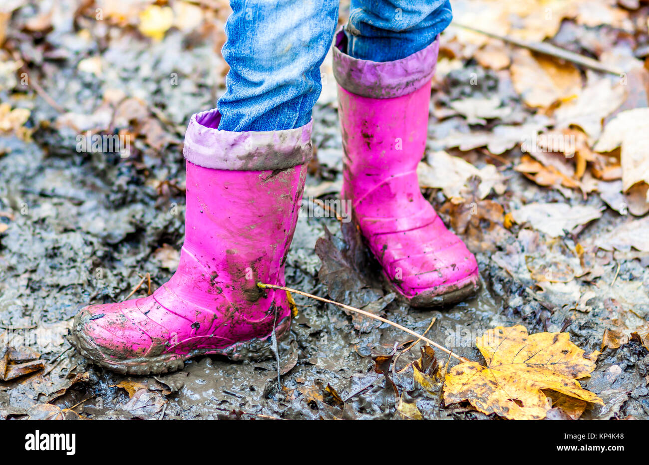 Pink wellies hi-res stock photography and images - Alamy
