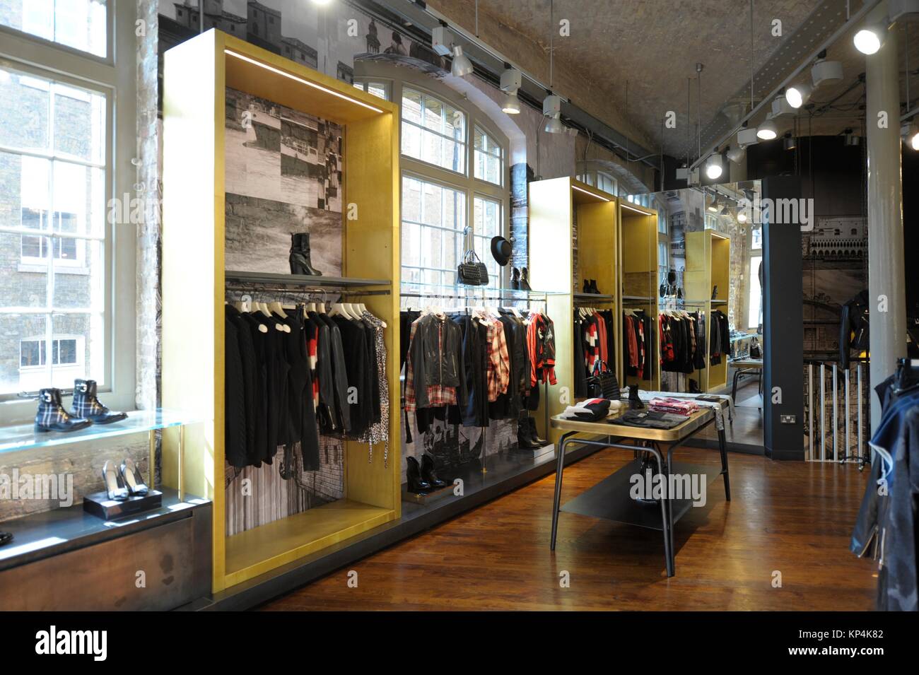 Retail shops in central London Stock Photo - Alamy