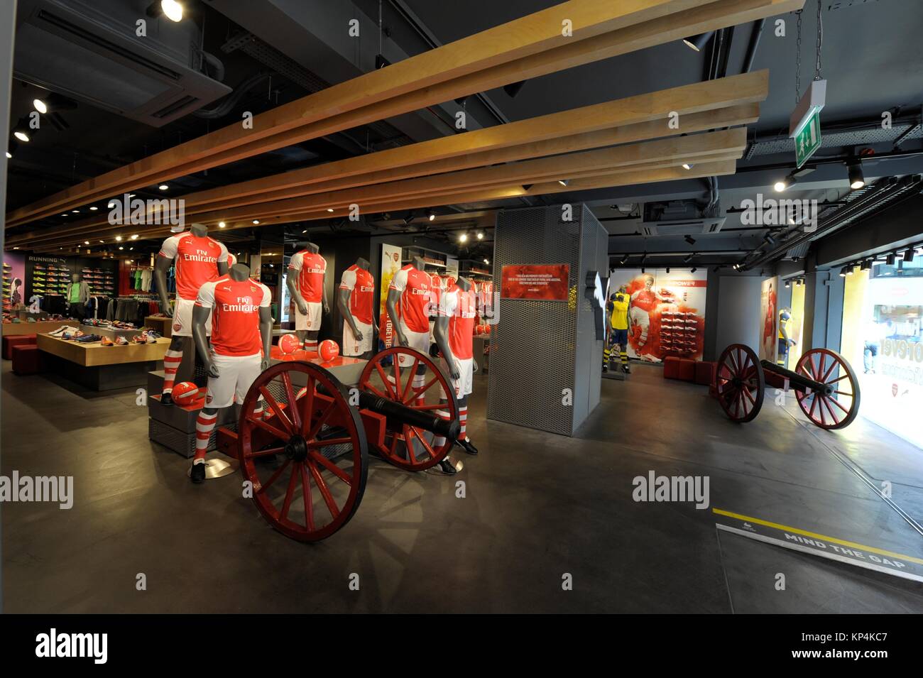 Arsenal football club shop, Carnaby Street, London Stock Photo - Alamy