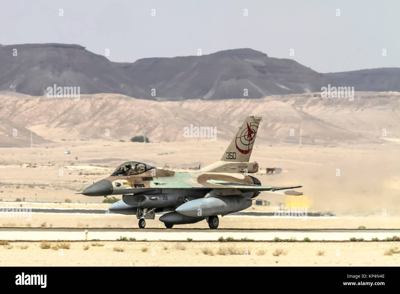 Israeli Air Force (IAF) General Dynamics F-16C at take off ...