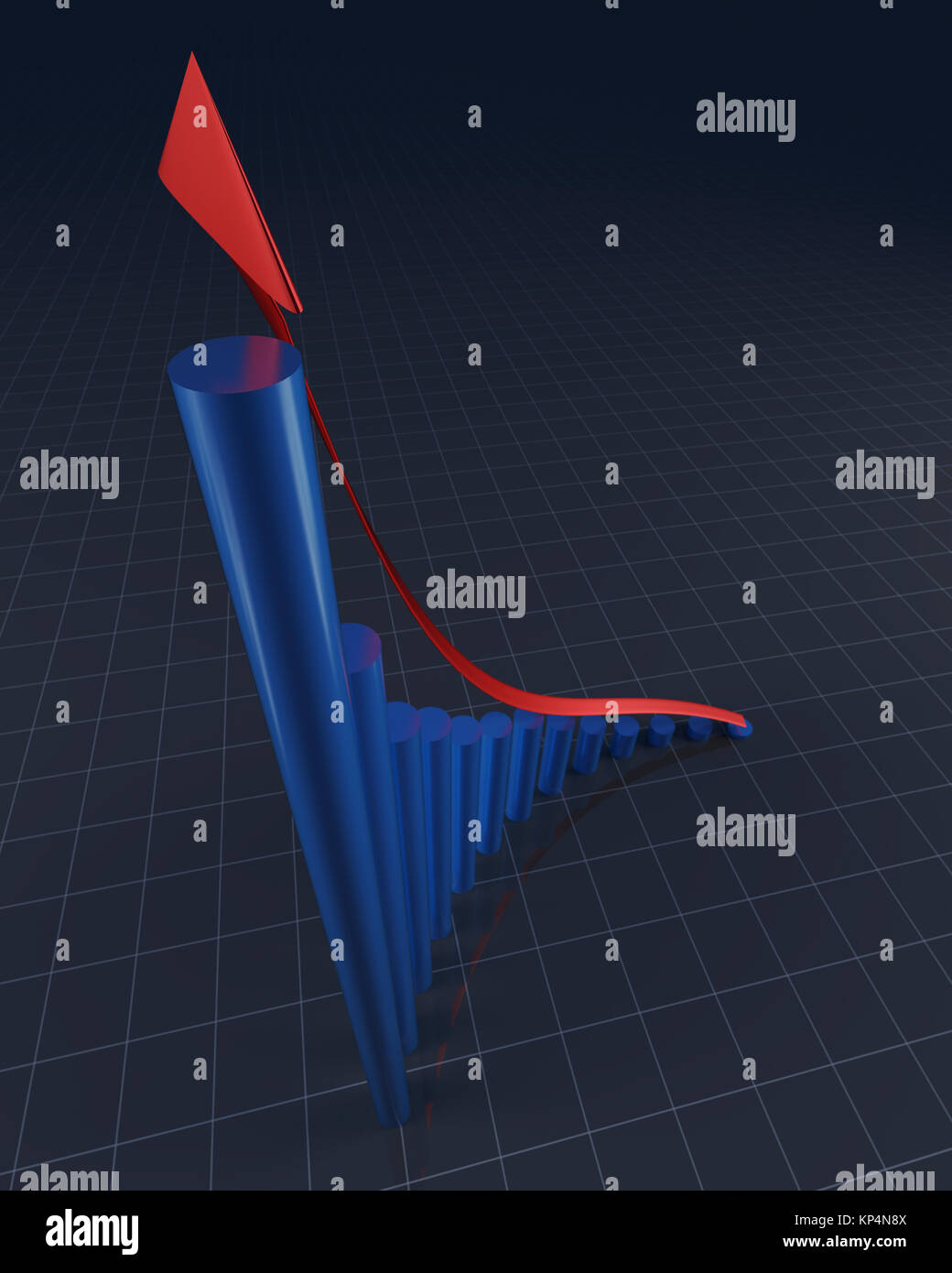 Graphical representation of profit increase Stock Photo - Alamy