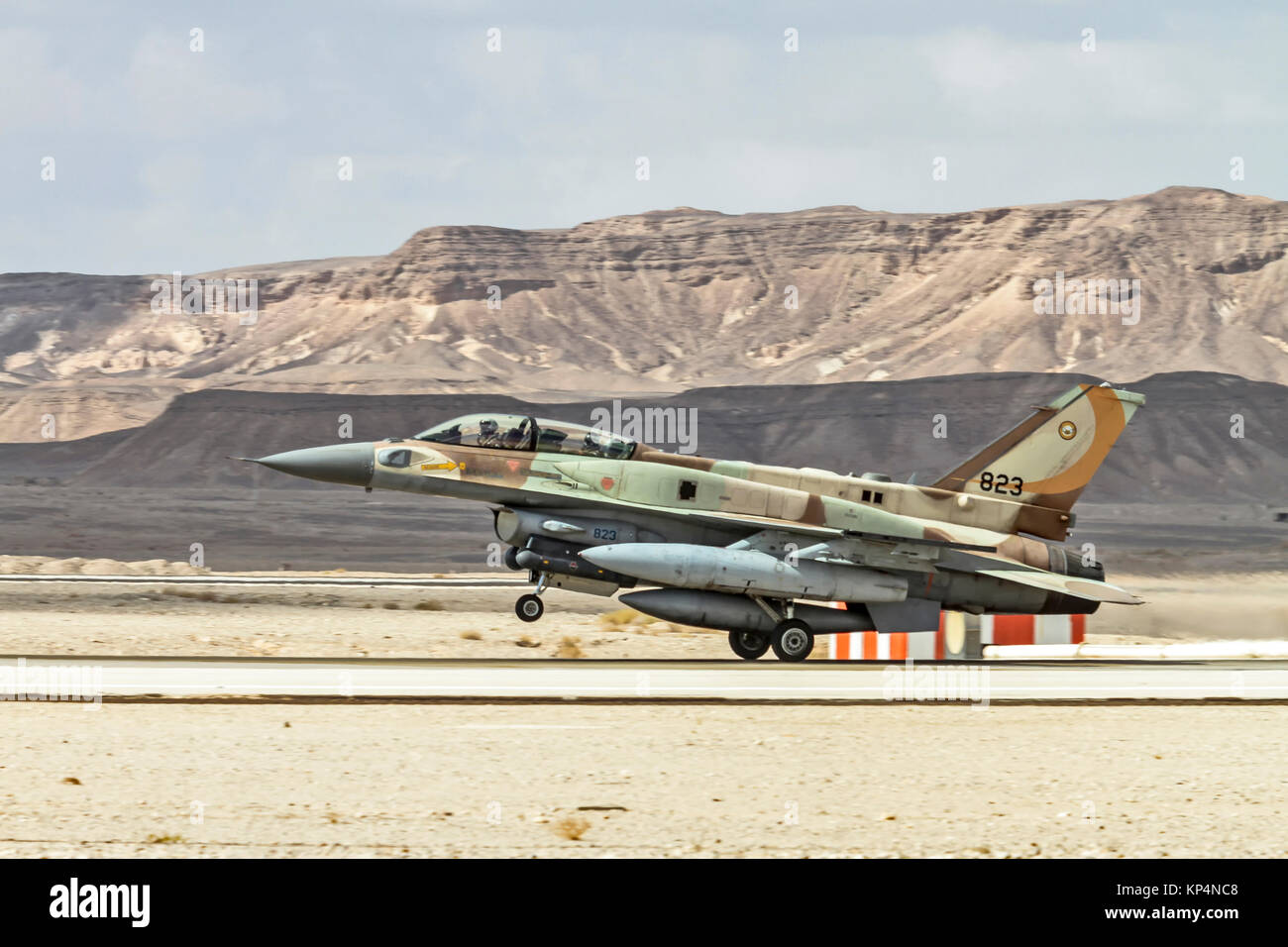 Israeli Air Force (IAF) General Dynamics F-16I at take off ...