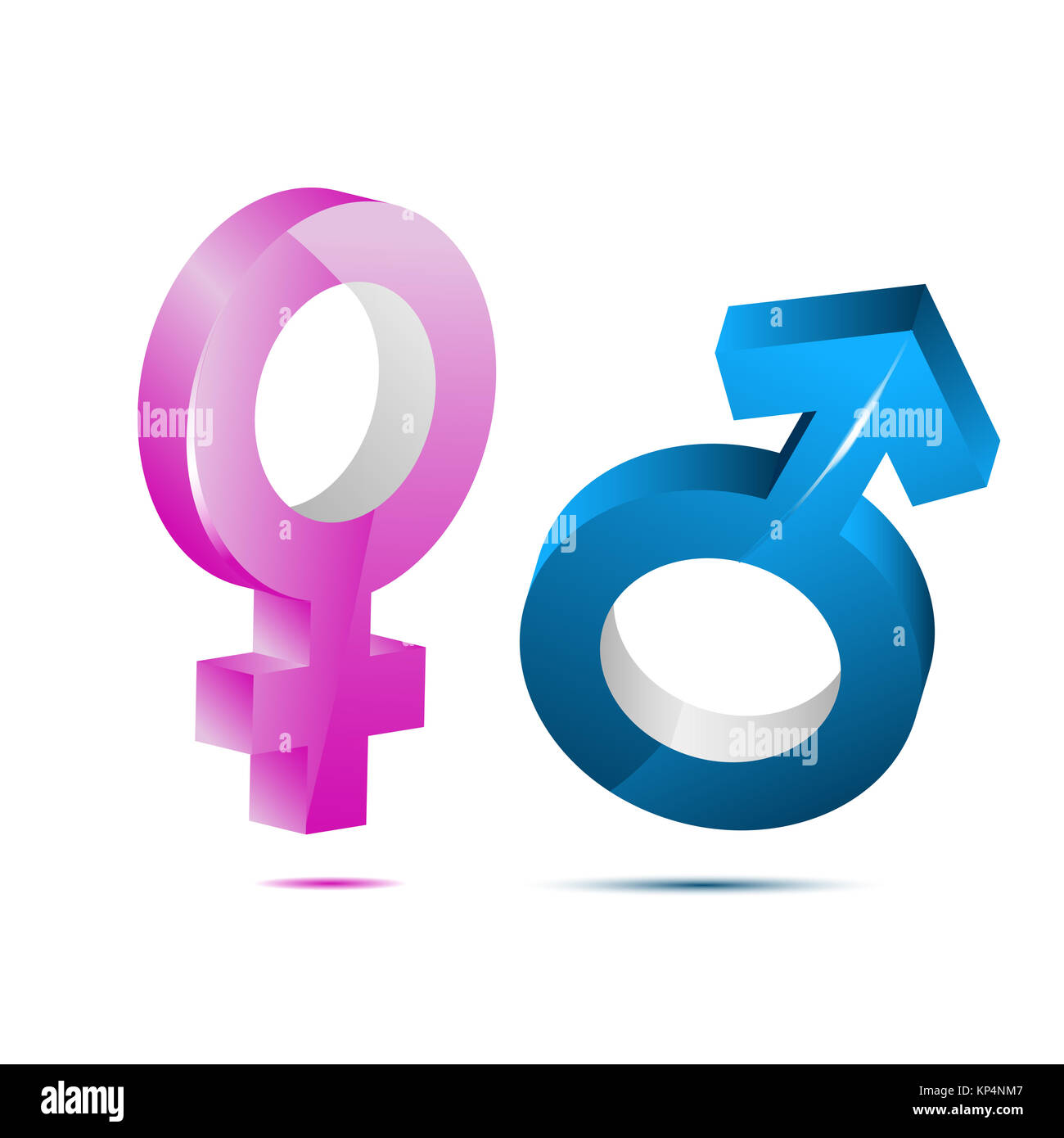 illustration of male female icon on white background Stock Photo - Alamy