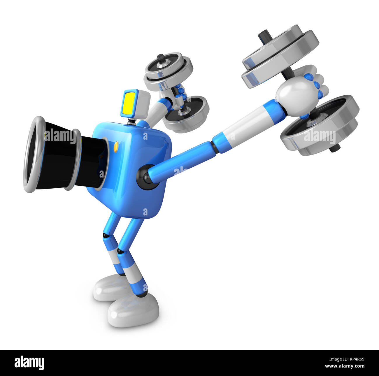 Building with an extension illustration High Resolution Stock ...