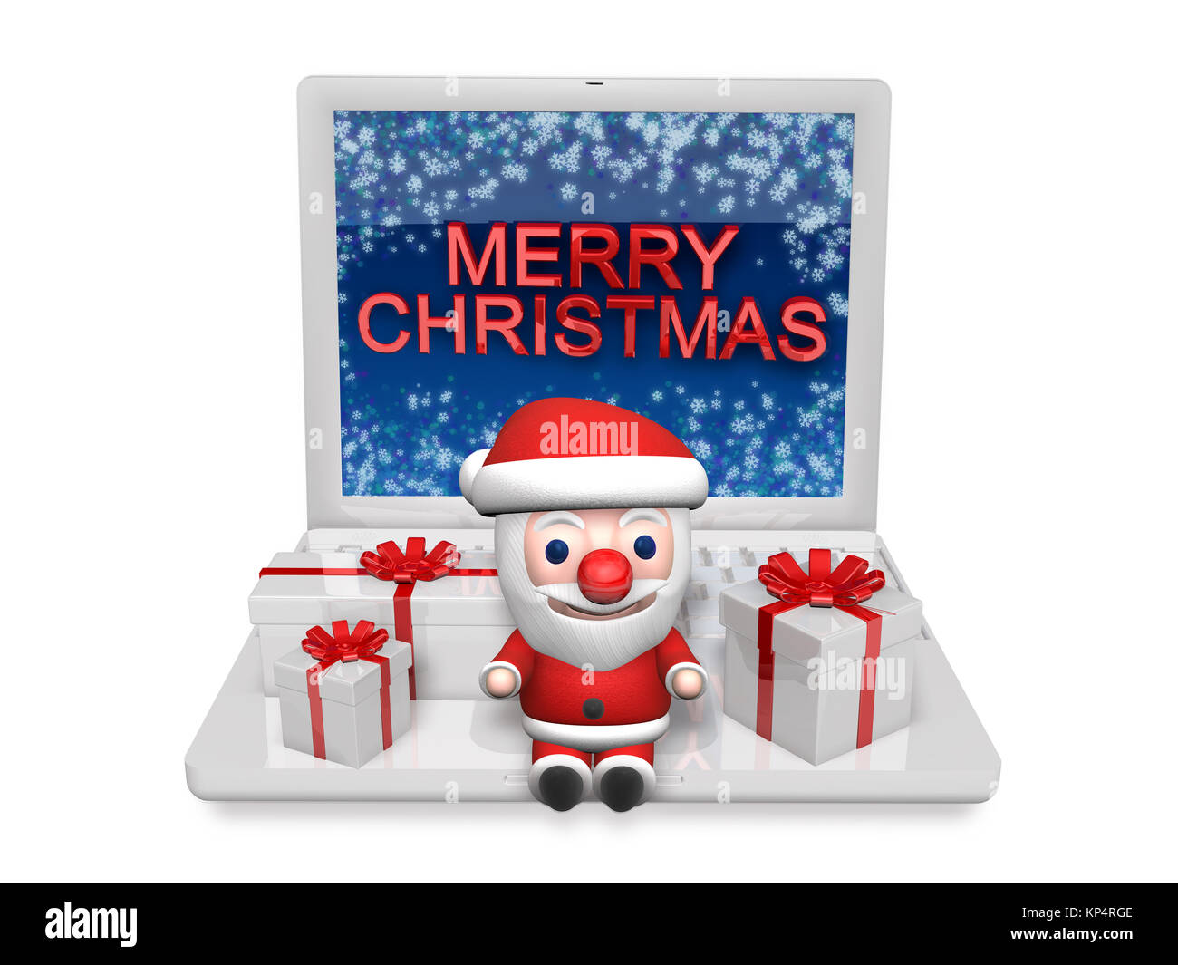 3d christmas in the technology Stock Photo - Alamy