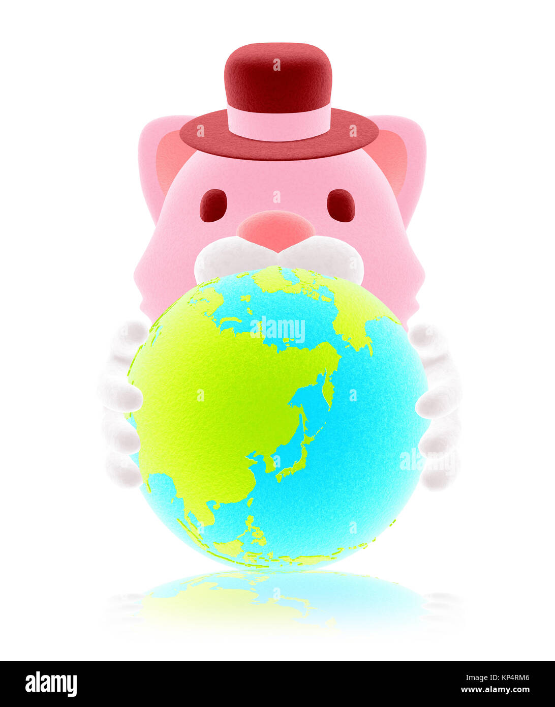 Cute little cat holding Cut Out Stock Images & Pictures - Alamy