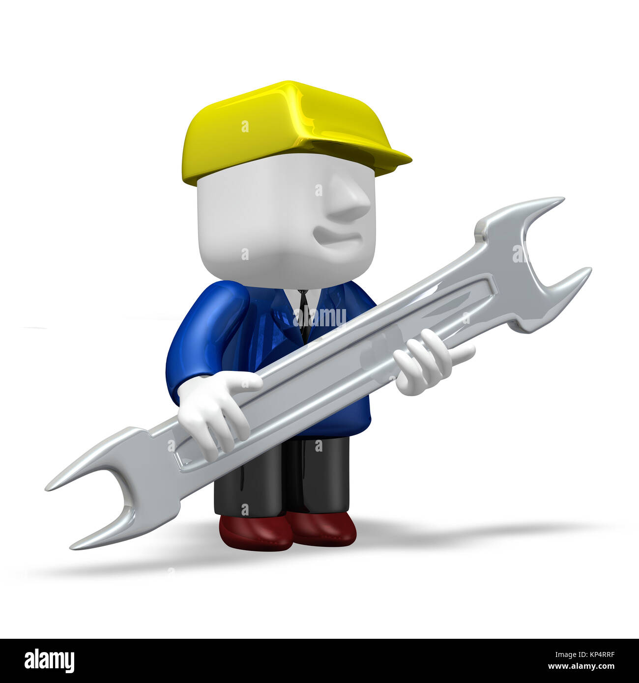 3d engineer working with his tool Stock Photo - Alamy