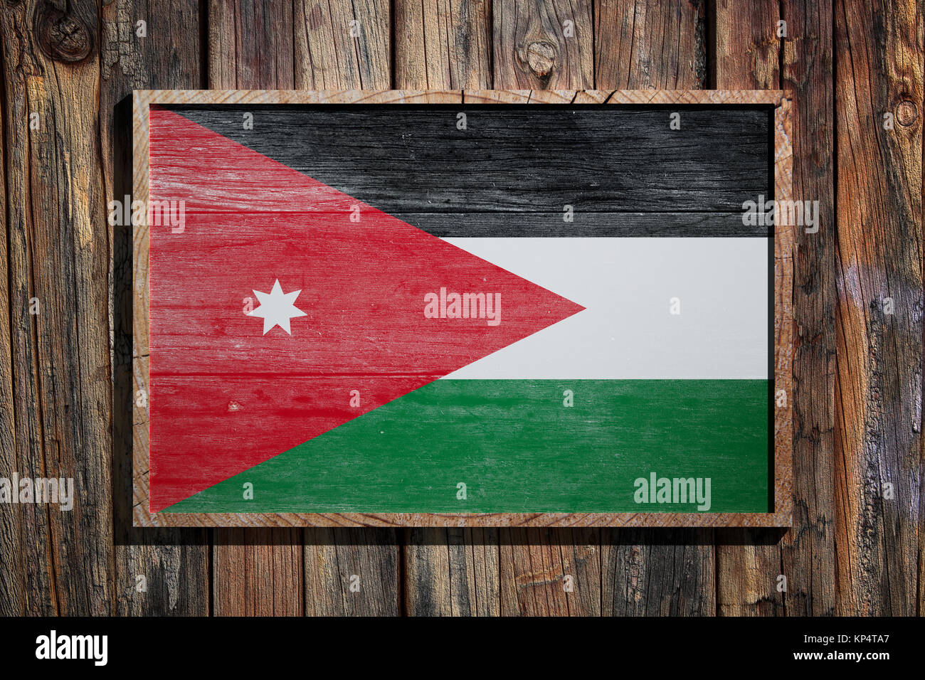 Jordan flag over amman hi-res stock photography and images - Alamy