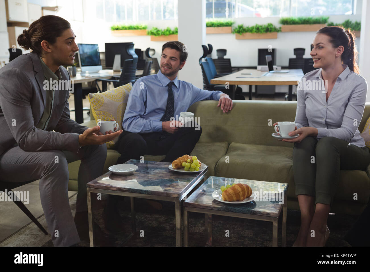 Office meeting snack table hi-res stock photography and images - Alamy