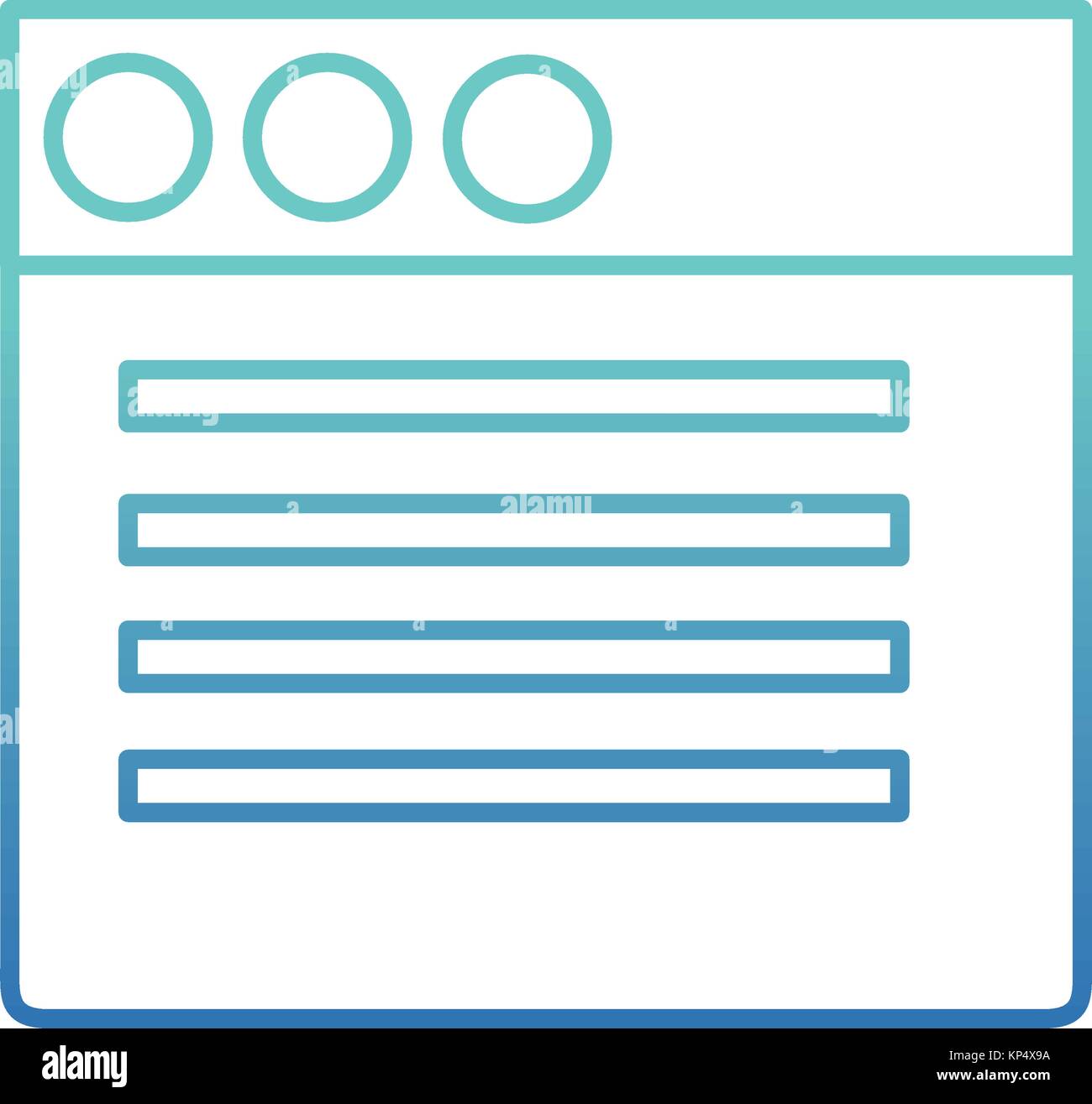 Isolated website design Stock Vector Image & Art - Alamy