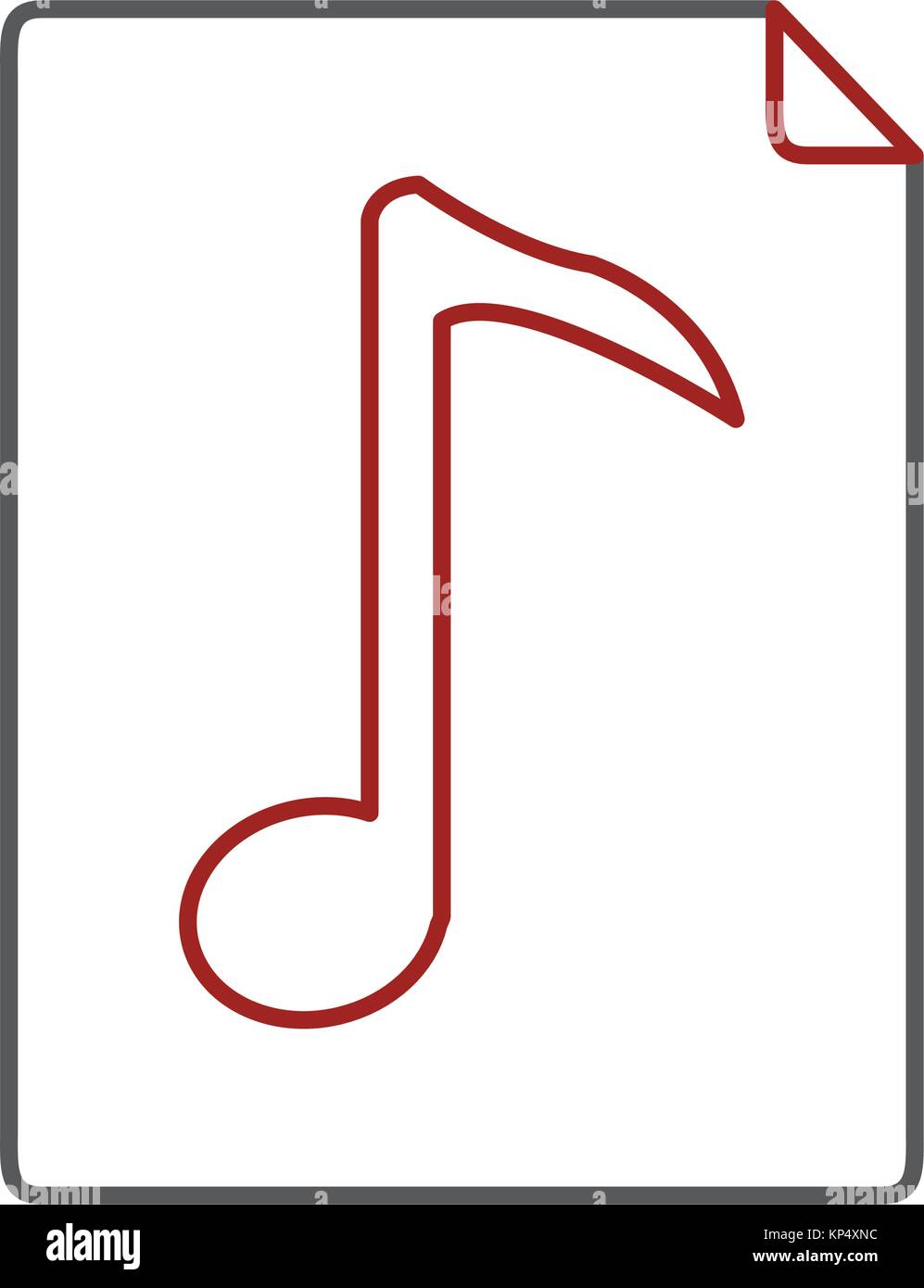 Music note design Stock Vector Image & Art - Alamy