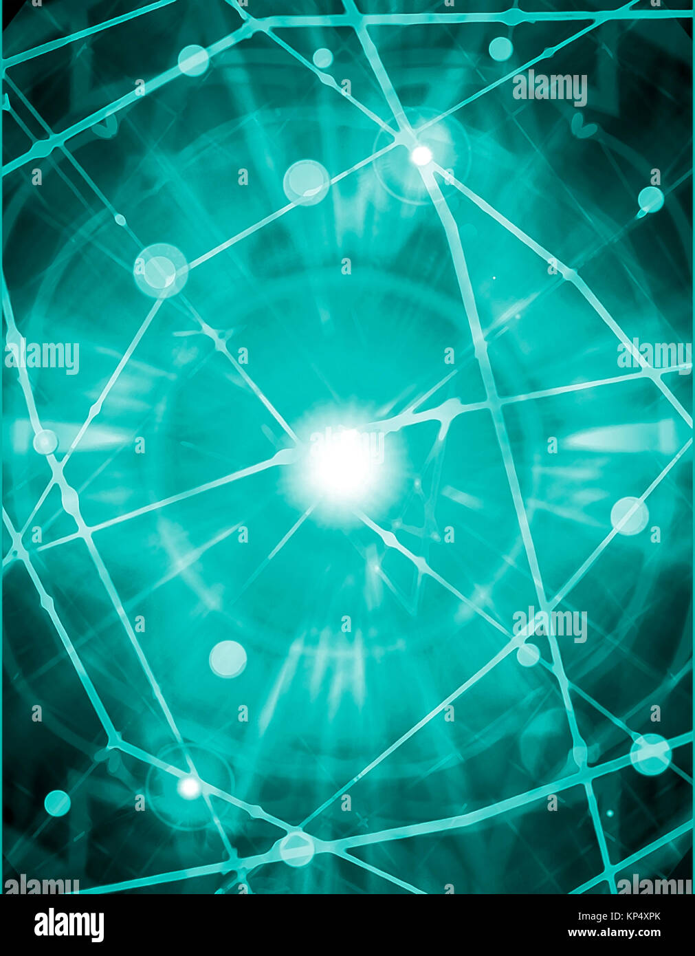 Futuristic Cold Tones Background Stock Photo - Alamy