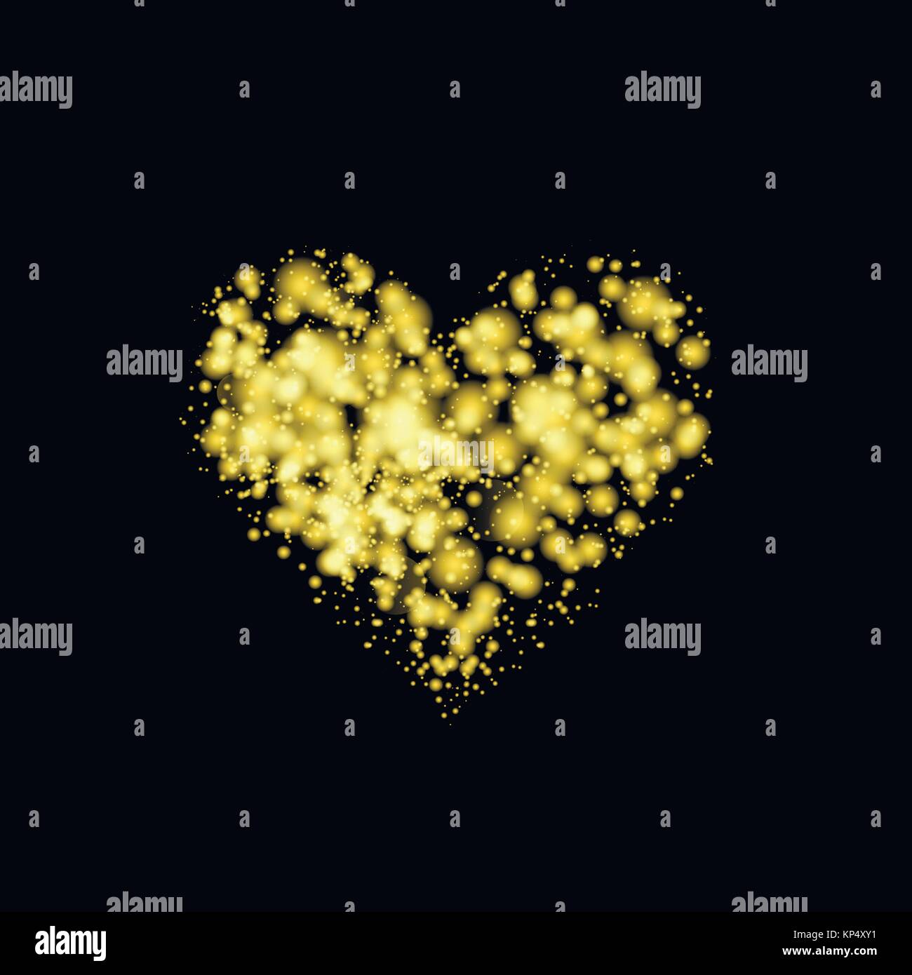 Glitter golden dust sparkle Stock Vector Images - Alamy