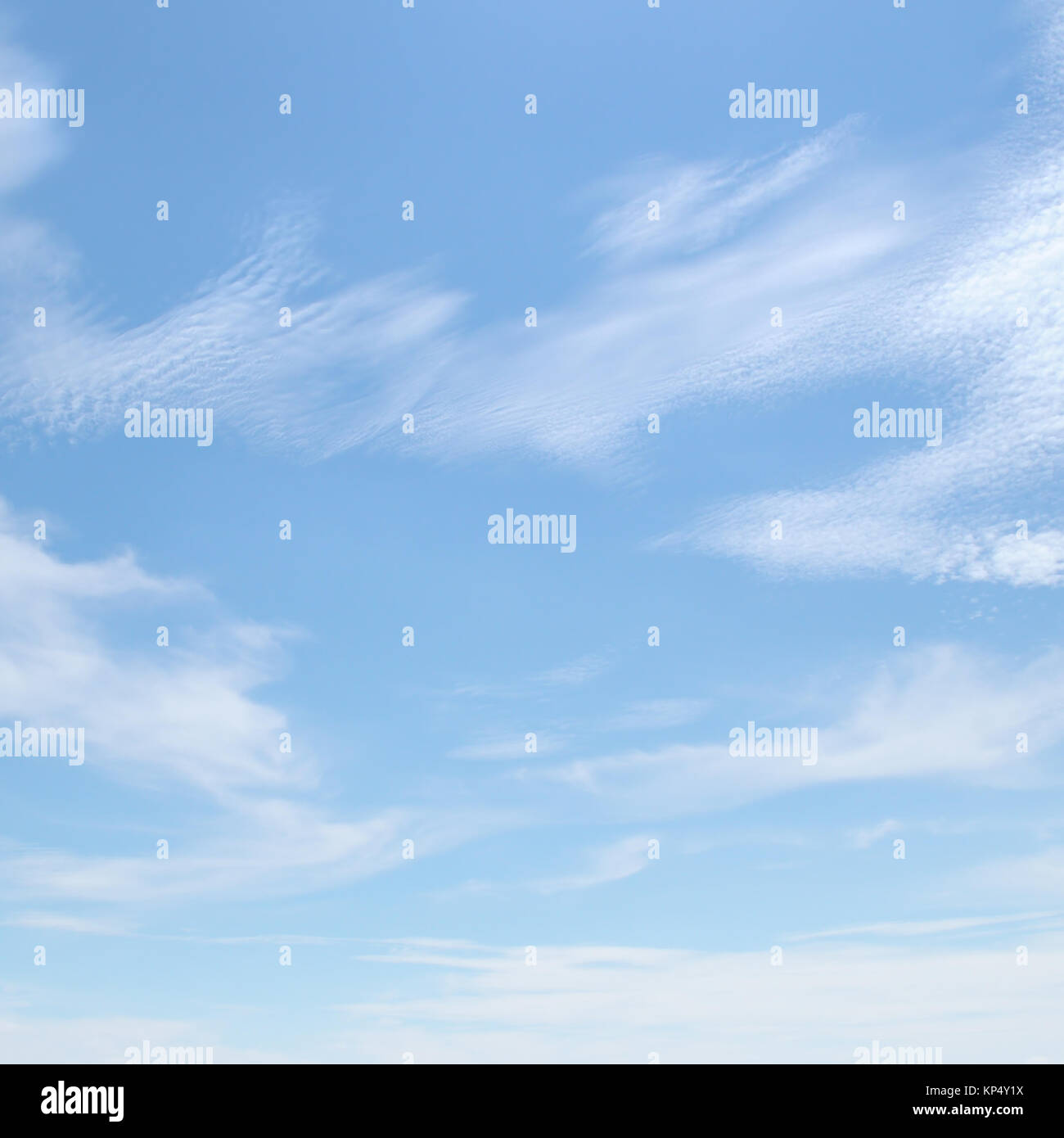 beautiful blue sky with light clouds Stock Photo - Alamy