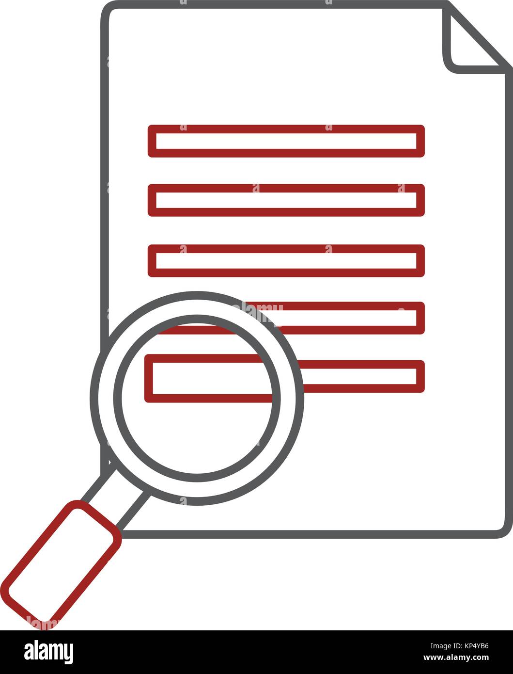 Document lupe Stock Vector Images - Alamy