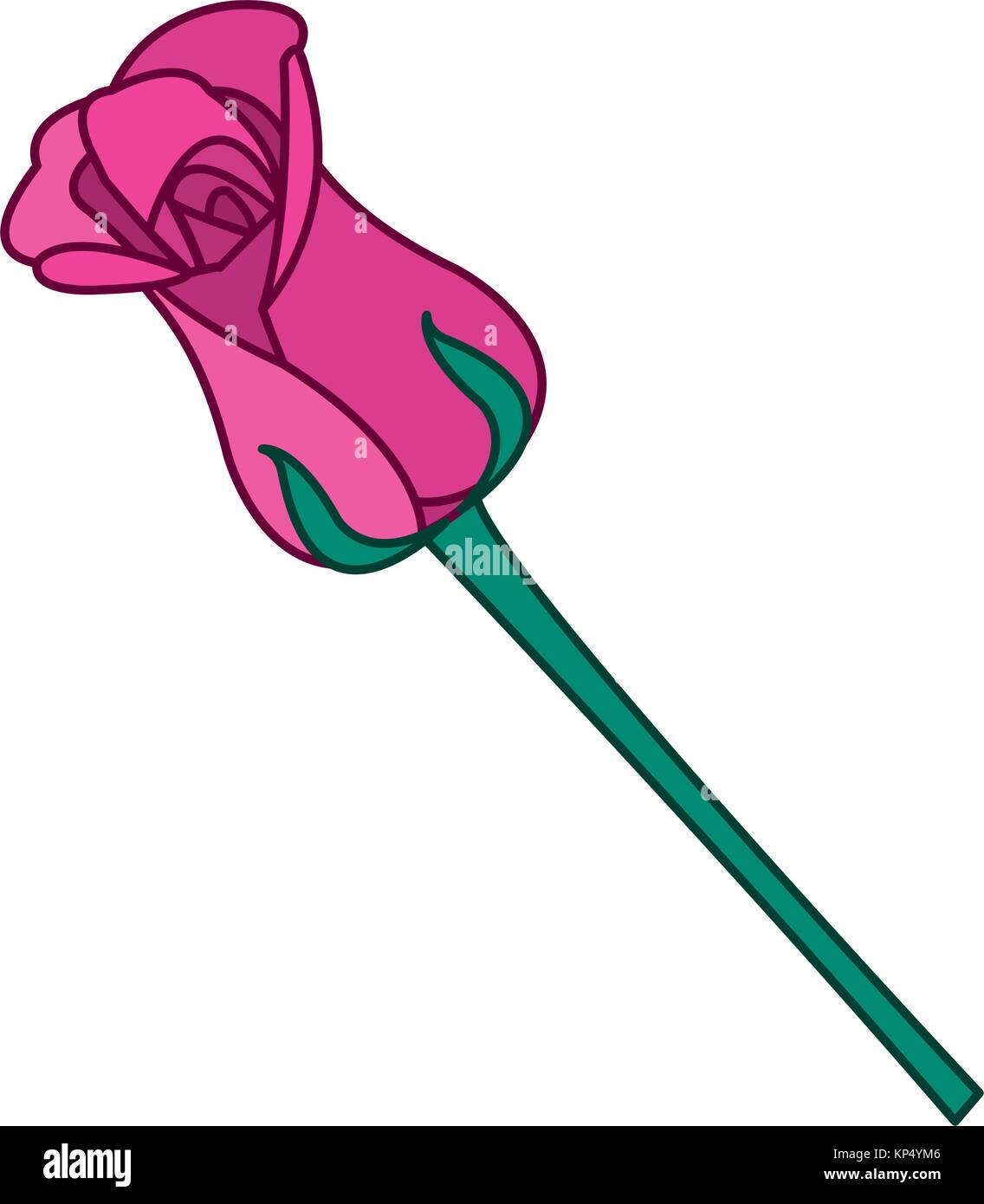 Isolated rose design Stock Vector Image & Art - Alamy