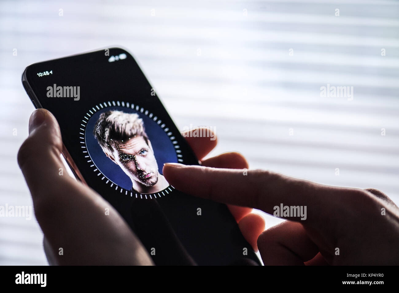 Iphone X Face Id High Resolution Stock Photography and Images - Alamy