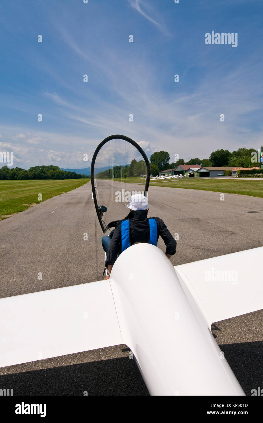 Gliders airport Adele Orsi, varese, Lombardy, Italy Stock Photo - Alamy