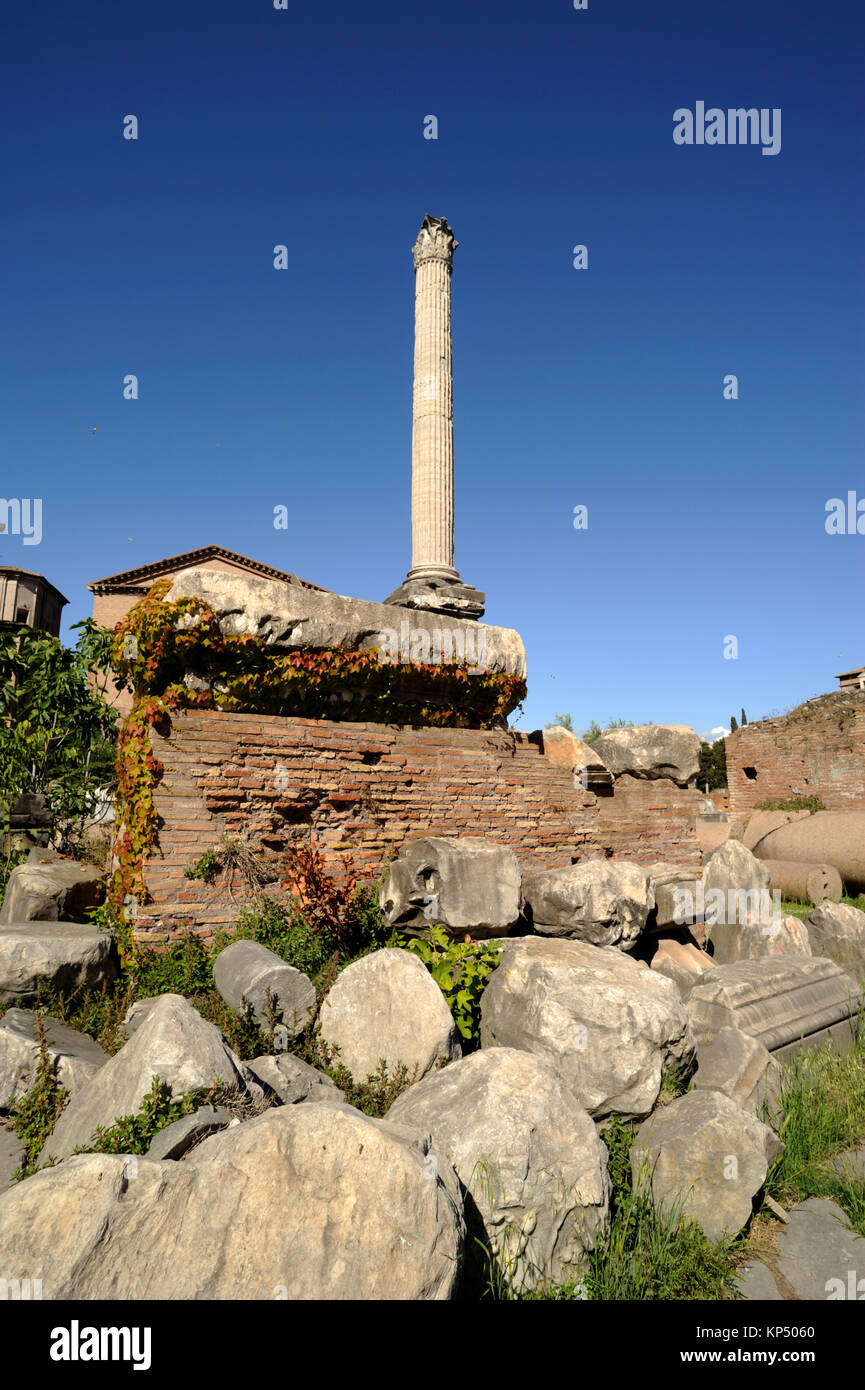 Italy, Rome, Roman Forum, column of Phocas Stock Photo - Alamy