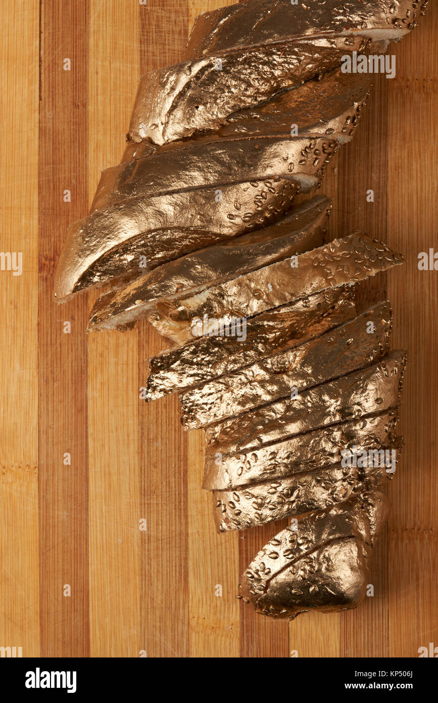 Bread baguette with slices hi-res stock photography and images - Alamy