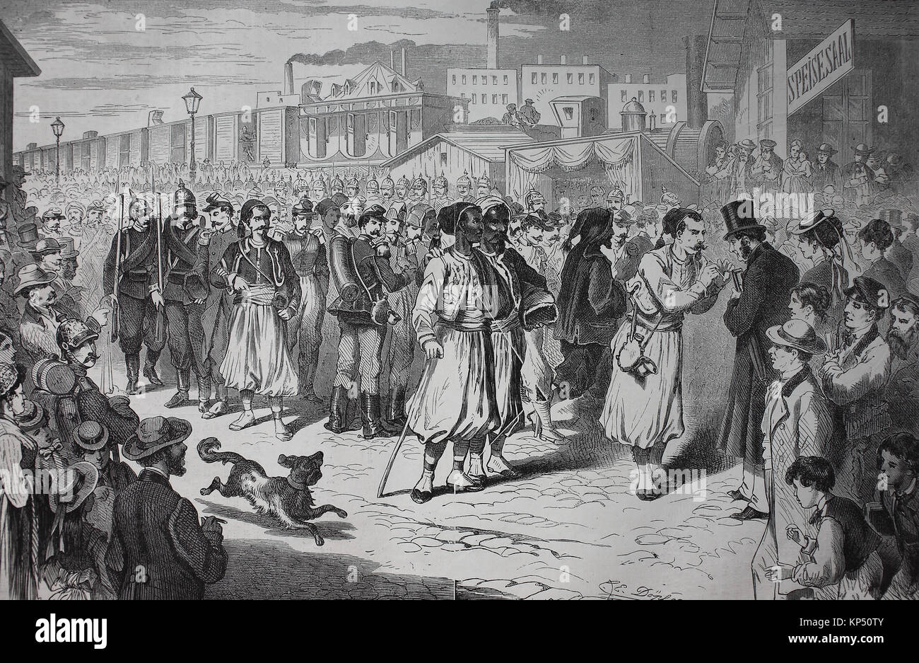 Arrival of French prisoner of war on the Ostbahnhof in Berlin on August ...