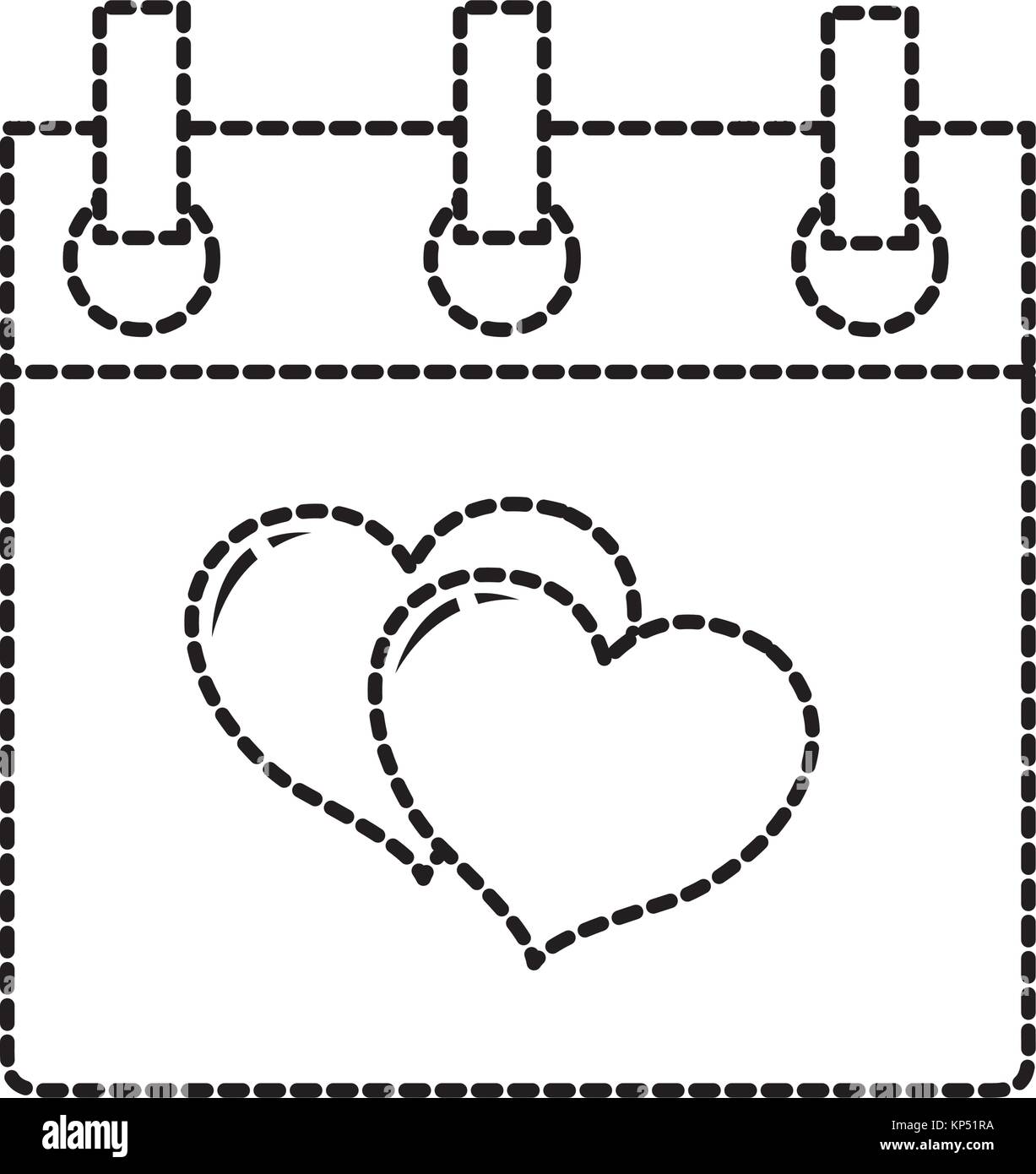 Love calendar design Stock Vector Image & Art - Alamy