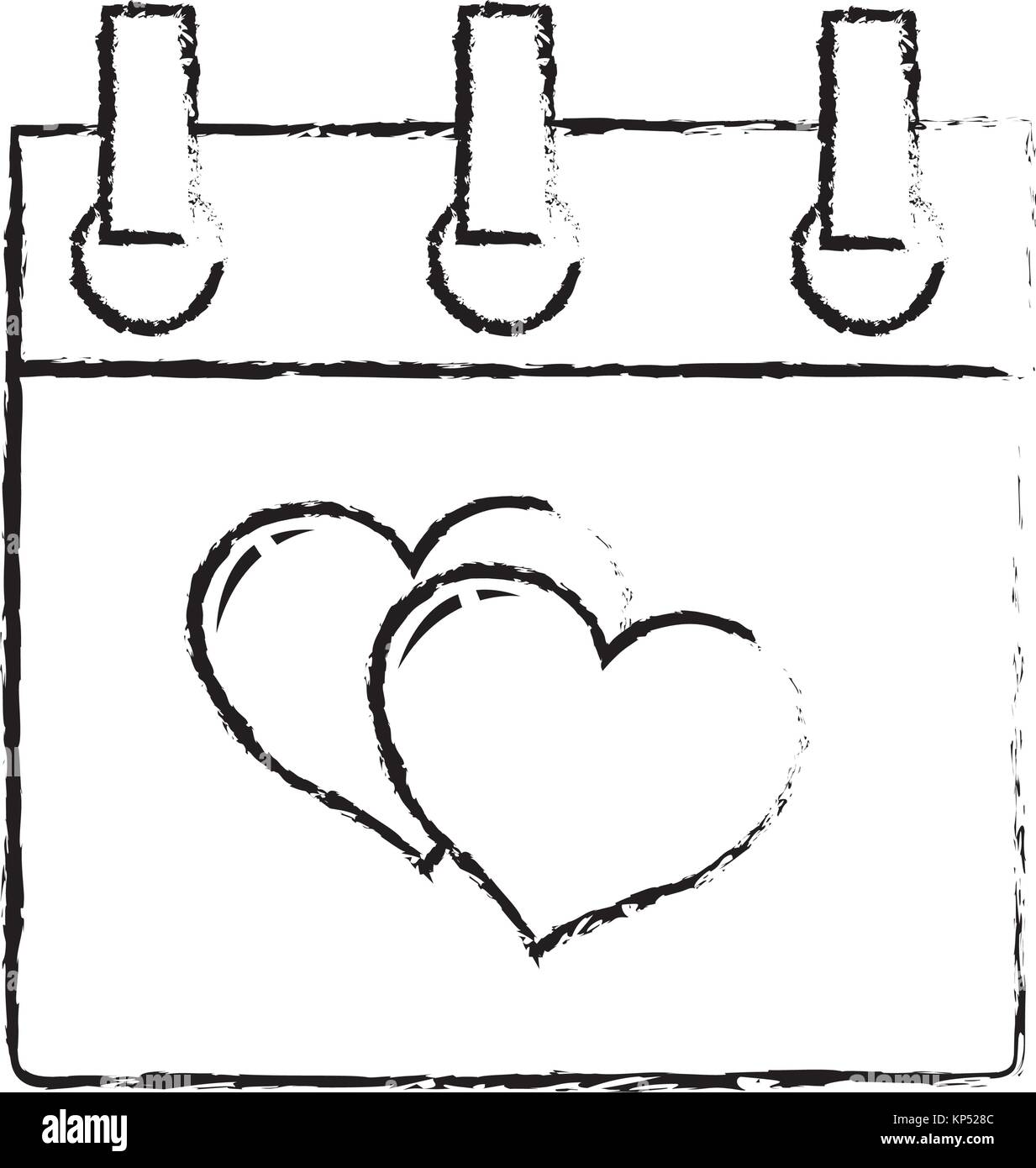 Love calendar design Stock Vector Image & Art - Alamy