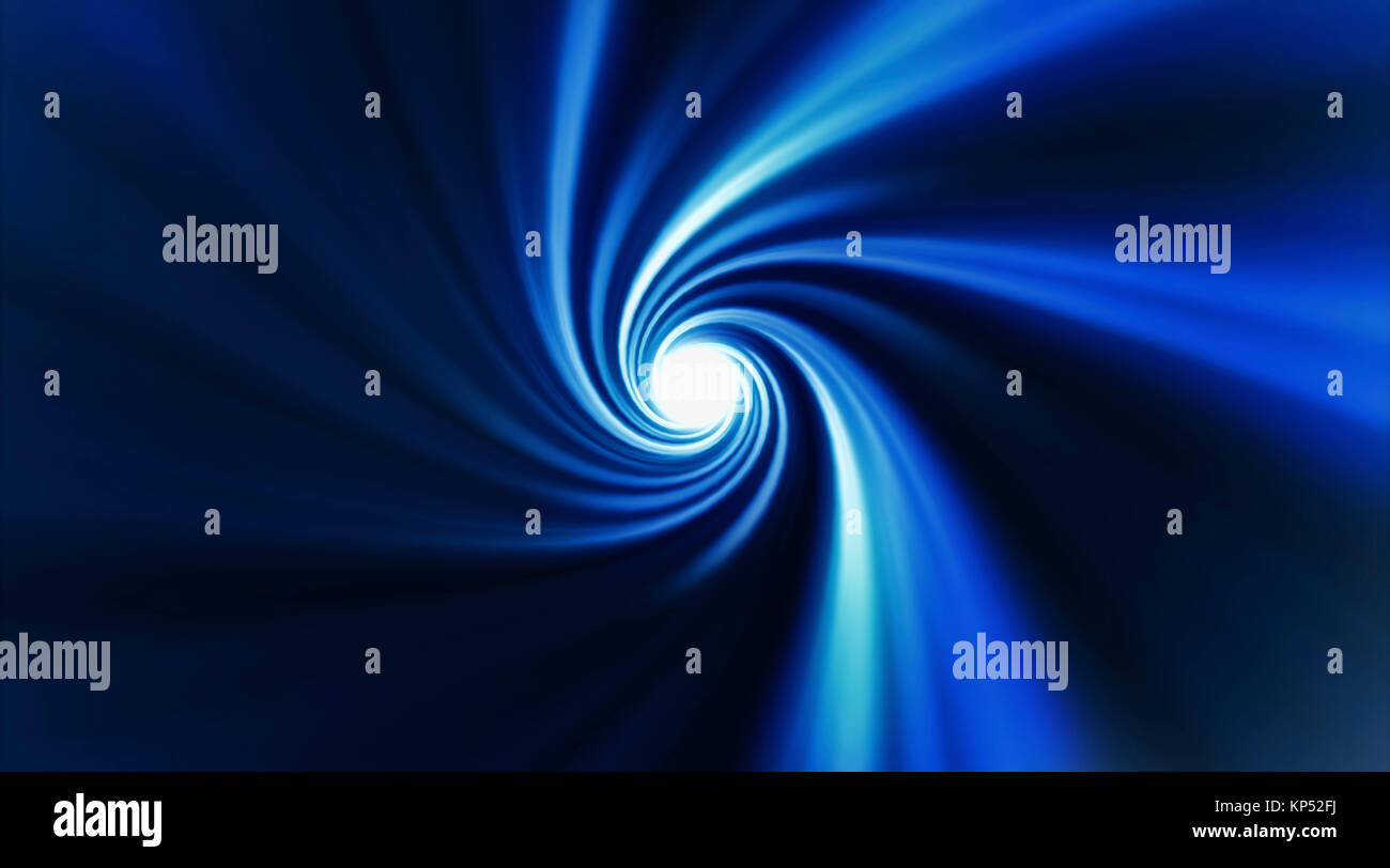 Flying through wormhole tunnel or abstract energy vortex. Singularity ...