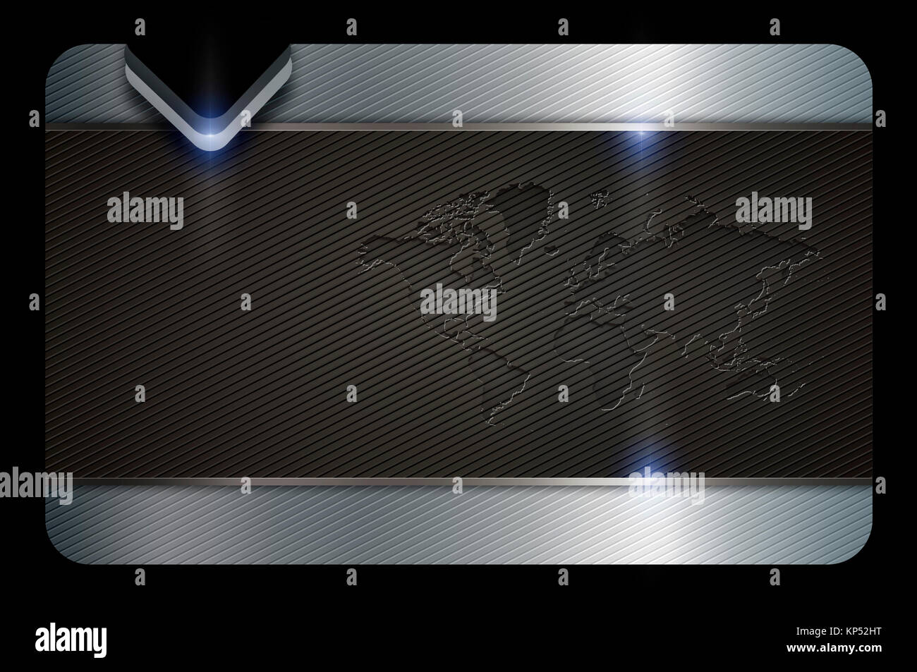 Template of business card with world map Stock Photo - Alamy