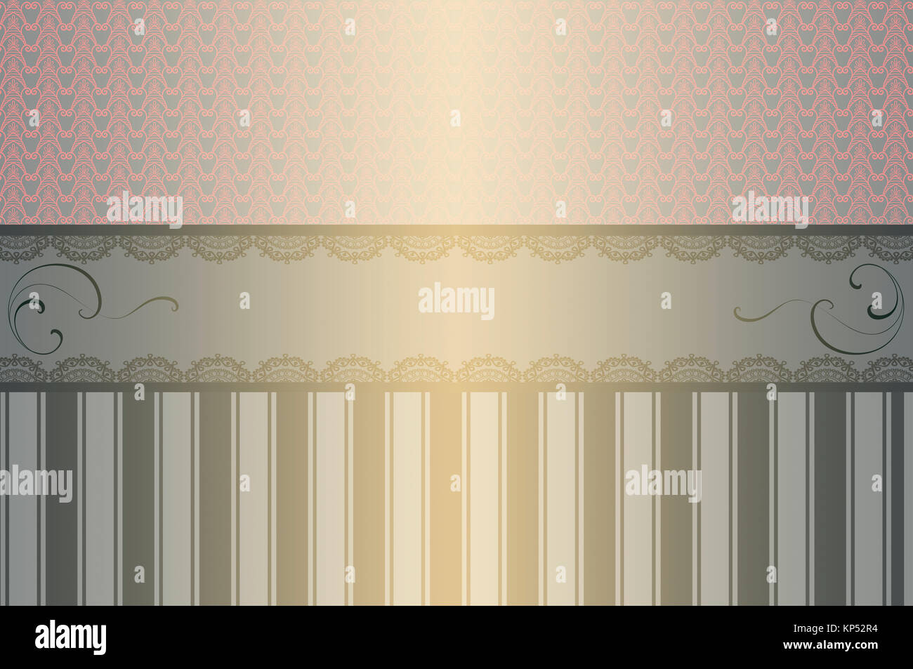 Decorative background with old-fashioned patterns and ornaments for the ...