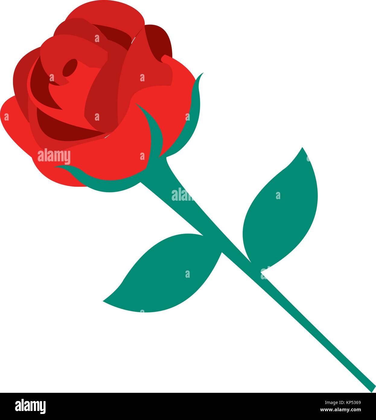 Isolated rose design Stock Vector Image & Art - Alamy