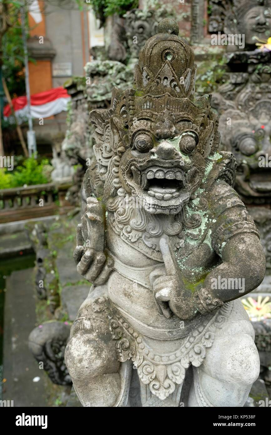 Balinese stone statue,Ubud,Bali,Indonesia Stock Photo - Alamy