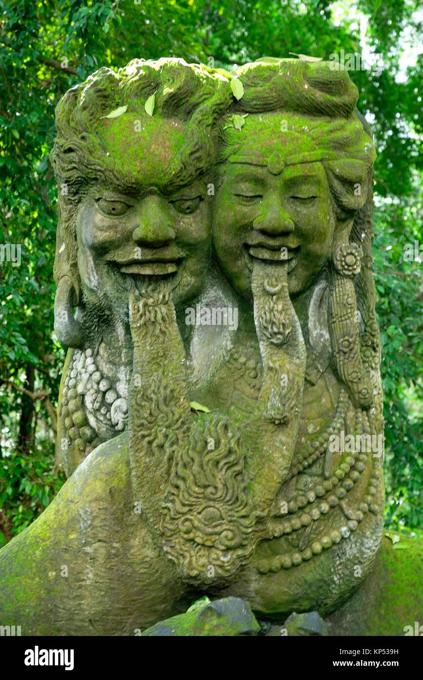 Ubud temple monkey hi-res stock photography and images - Alamy