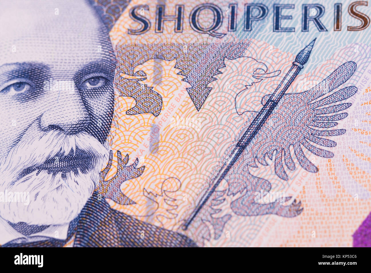 Albanian Currency Lek Banknote Of 500 Denomination Depicting Ismail Albanian Currency Lek Banknote Of 500 Denomination Depicting Ismail