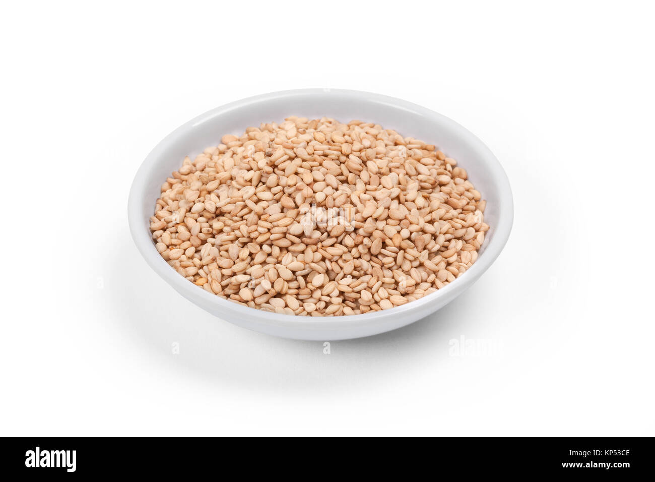 Pile of sesame. Sesame seeds on a saucer Stock Photo - Alamy
