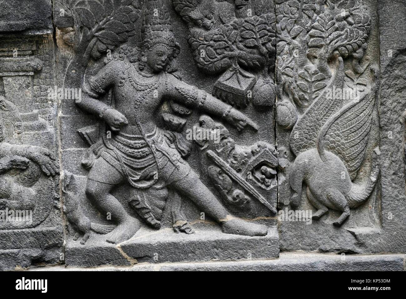 Relief panel of prambanan temple hi-res stock photography and images ...