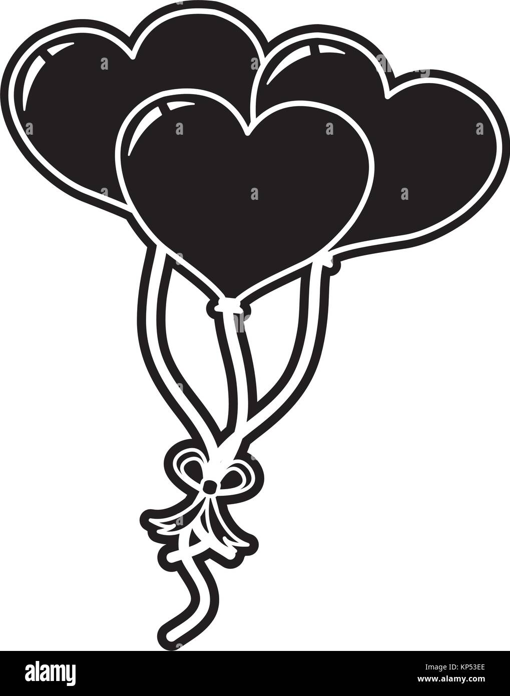 Heart balloons design Stock Vector Image & Art - Alamy