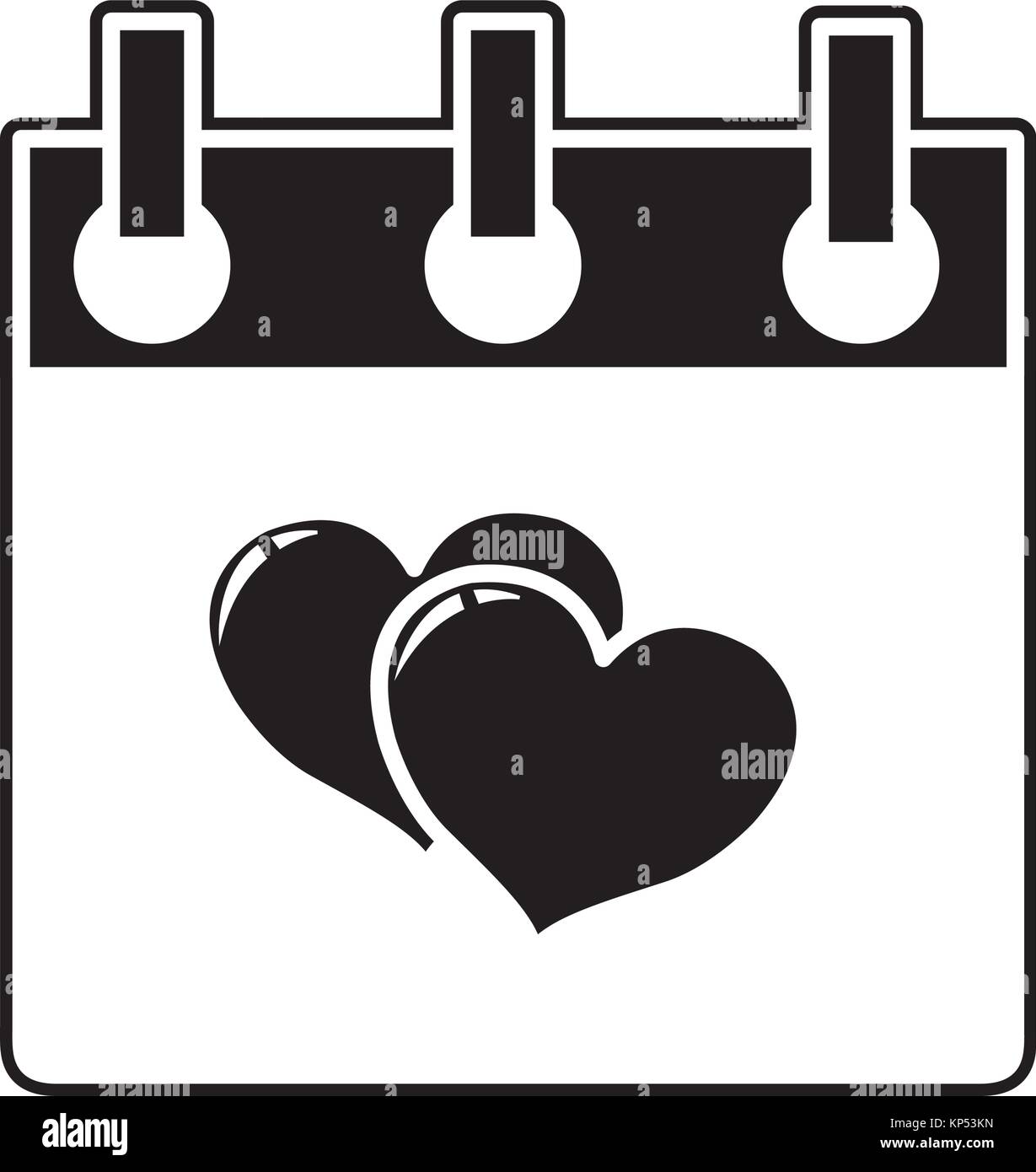 Love calendar design Stock Vector Image & Art - Alamy