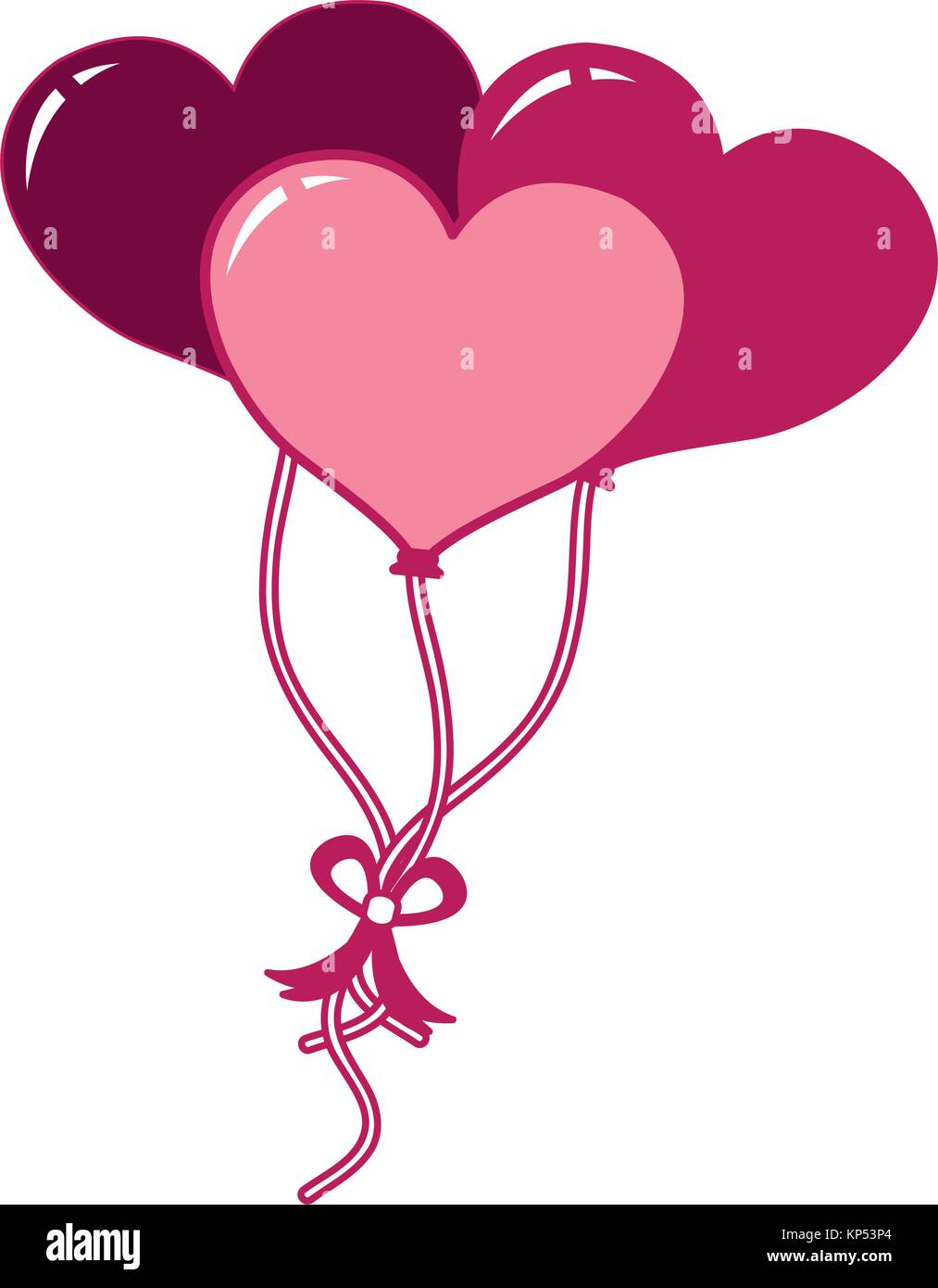 Heart balloons design Stock Vector Image & Art - Alamy