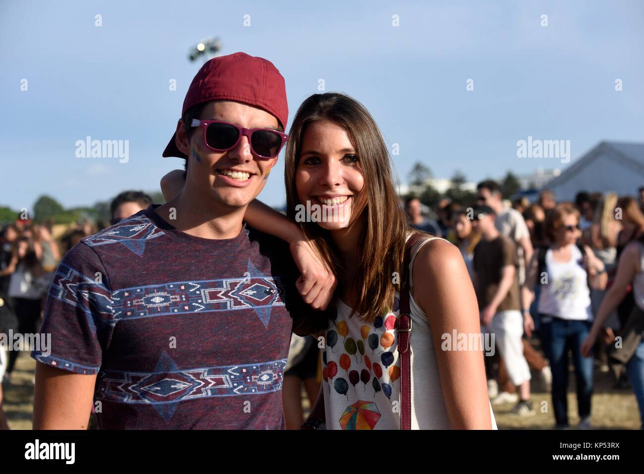 Solidays Festival in Paris-Longchamps, 24 th june 2017 Stock Photo - Alamy