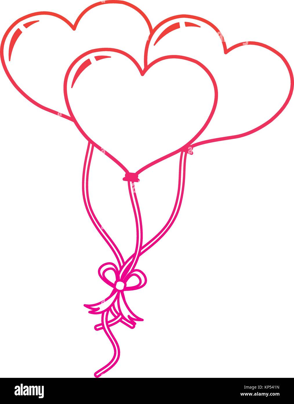 Heart balloons design Stock Vector Image & Art - Alamy