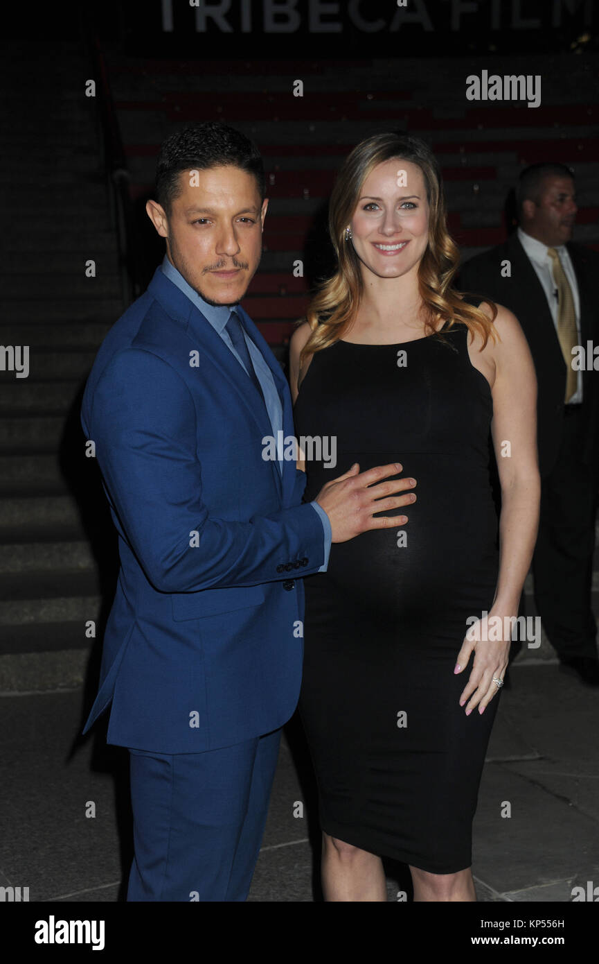 NEW YORK, NY - APRIL 14: Theo Rossi, Meghan McDermott attends the 2015 ...