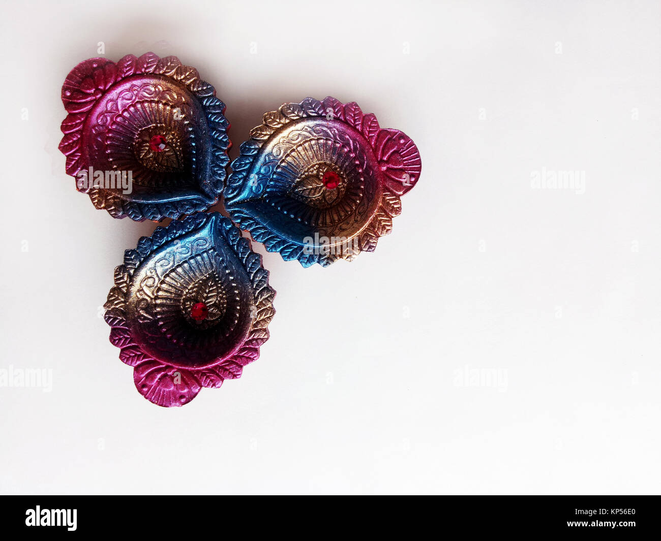 Diwali Design Diya a Indian Religious Festival Object Stock Photo - Alamy