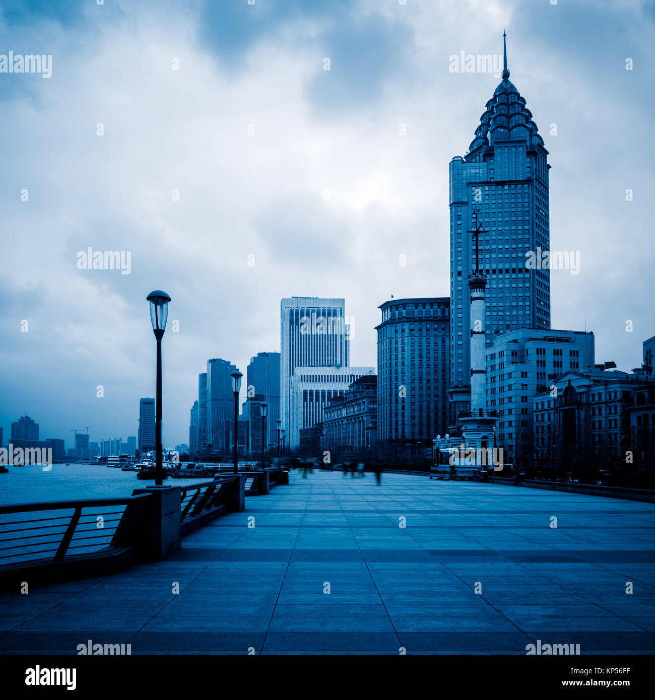 town square in financial district,Shanghai of China Stock Photo - Alamy