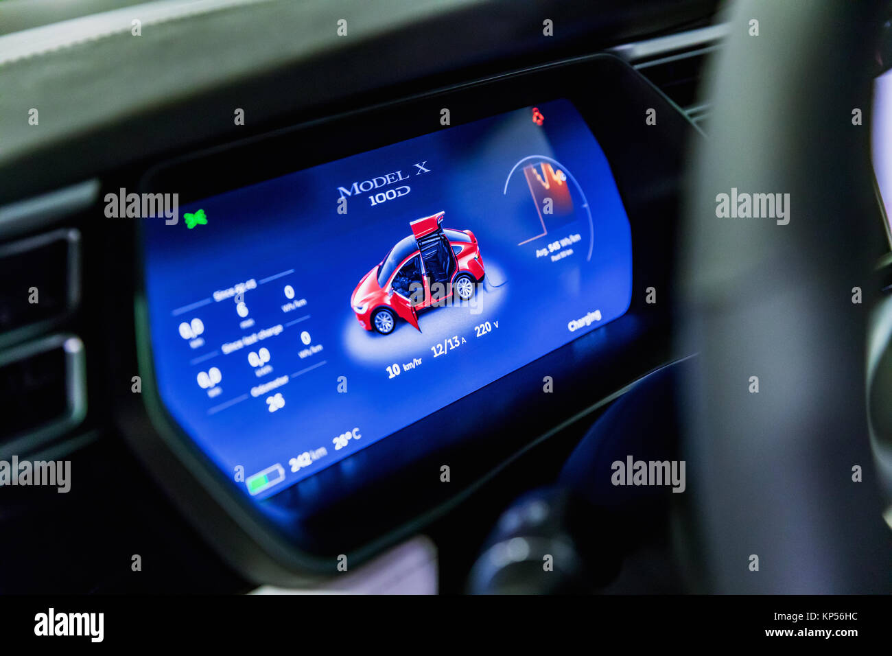 Tesla model x interior hi-res stock photography and images - Alamy
