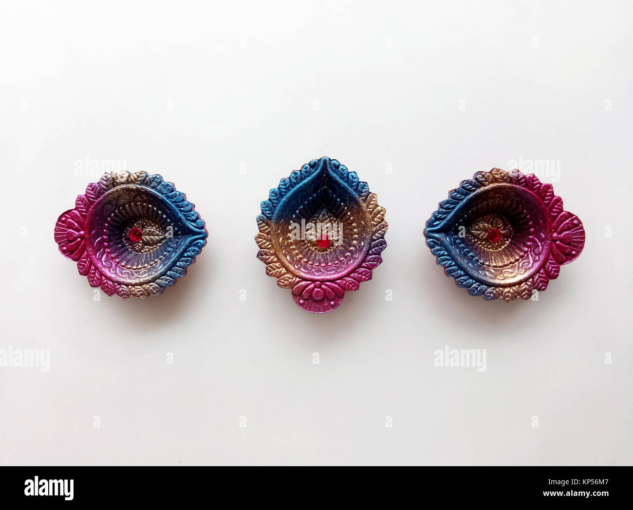 Diwali Design Diya a Indian Religious Festival Object Stock Photo - Alamy